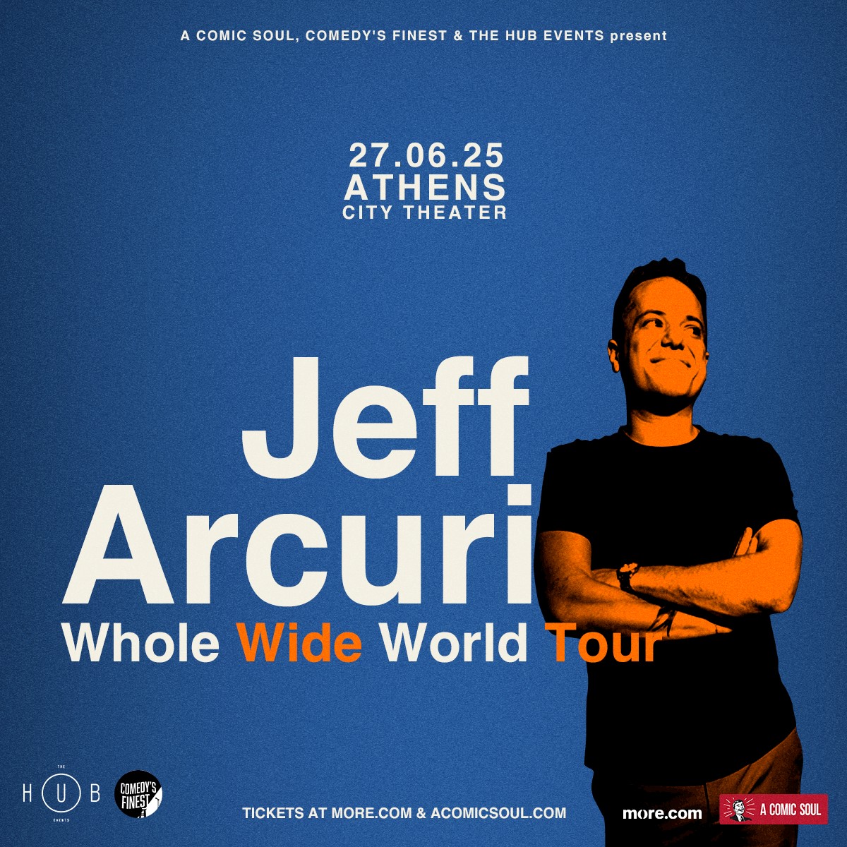 Jeff Arcuri: Whole Wide World Tour – 27 Ιουνίου 2025 – City Theater ...